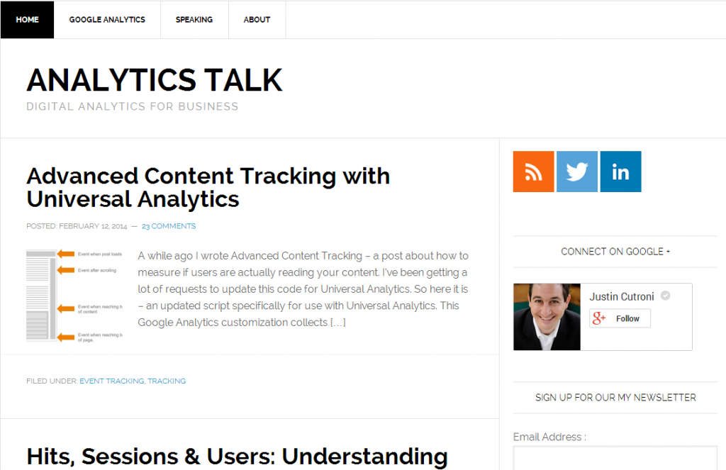 Top 20 Google Analytics Blogs in 2015 | OnlineMetrics Top 20 Google Analytics Blogs in 2015 | OnlineMetrics